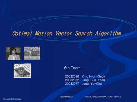 Ppt Optimal Motion Vector Search Algorithm Powerpoint Presentation Free Download Id 3791716