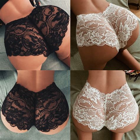 Low Waist Lace Sexy Briefs Plus Size Comfortable Panties Lace Panties