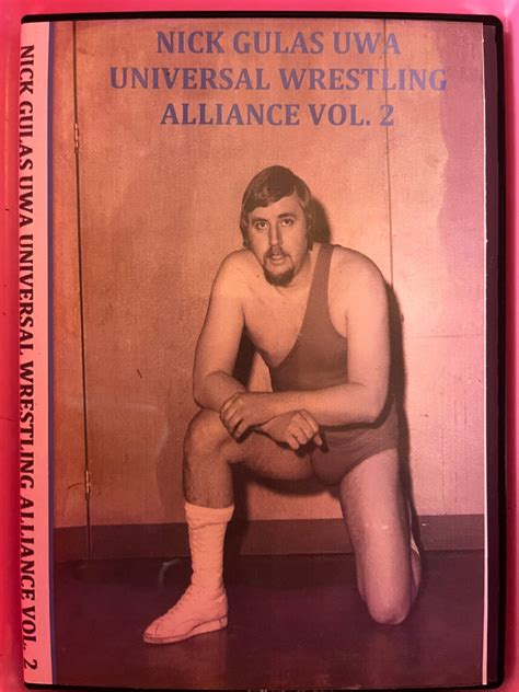Nick Gulas Uwa Universal Wrestling Alliance Volume 2 Dvd Free Shipping Etsy