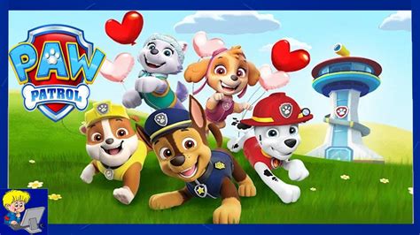 Щенячий Патруль Спасает Мир День Святого Валентина для Щенков Спасателей Обновление Игры Youtube
