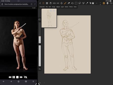 Figure Digital Practice By Me Try To Catch The Pose And Gesture R NSFWart