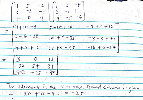 solved given a beginbmatrix 1and5and 4 2and 3and1 4and 5and 6endbmatrix and b beginbmatrix 1and5and 2 2and 3and 7 4