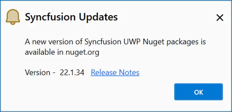 Notifications Extension Syncfusion