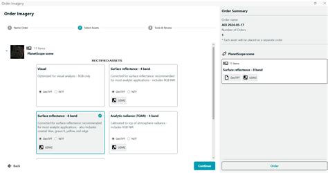 Ordering Planetscope Scenes In Arcgis Welcome To Planet Support