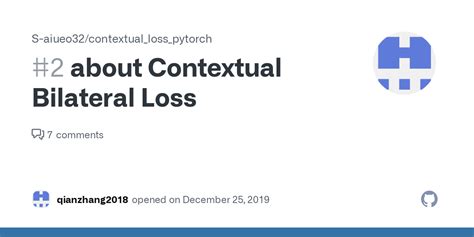 About Contextual Bilateral Loss Issue S Aiueo Contextual Loss Pytorch GitHub