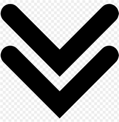 Double Down Arrow Image