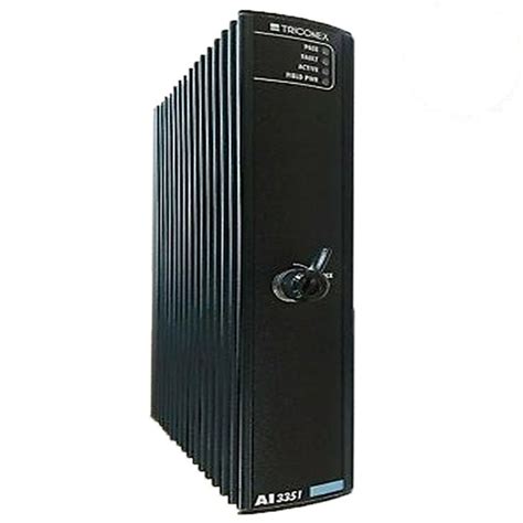 Analog Input Module Tricon Triconex Schneider AI Sichuan Seeiyo Technology CO Ltd