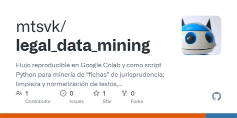 Legal Data Mining Readme Md At Main · Mtsvk Legal Data Mining · Github