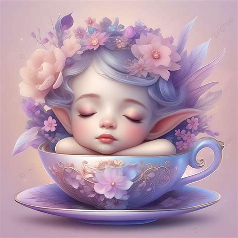 보라색 아기 천사 꽃이 컵에 앉아 있다 보라색 아기 천사 아기 천사 컵에 앉아 배경 일러스트 및 사진 무료 다운로드 Pngtree