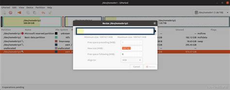 Ubuntu用gparted给增加磁盘空间出现resize无法使用，could Not Unmout Devnvme0n1p4等问题