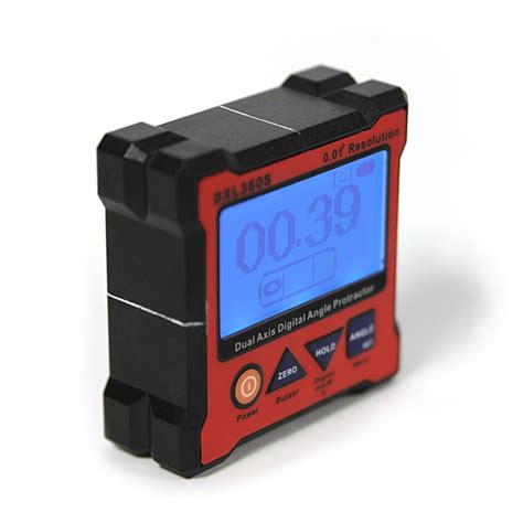 Digital Level Dual Single Axis Protractor With Magnetic Base Radiation Products Design Inc
