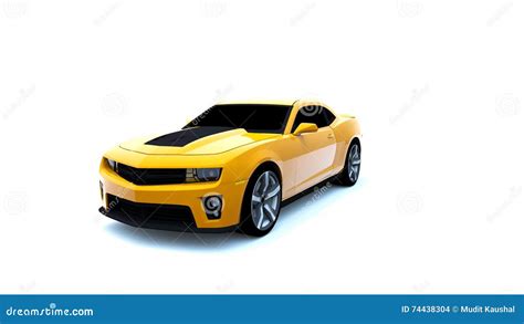 Muscle Car Modified Stock Illustration Illustration Of Chevrolet 74438304