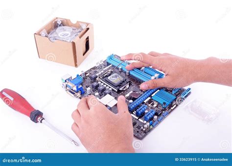 Build Computer Concept Close Up Shot Of Applying Thermal Paste On Cpu 4k Footage Close Up Of