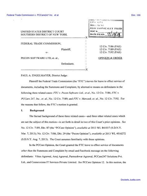 Ftc Vs Pecon Pdf Complaint Federal Trade Commission