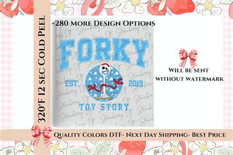 Disney Toy Story Forky Est 2019 Dtf Transfer Disney Youve Got A Friend In Me Ready To Press