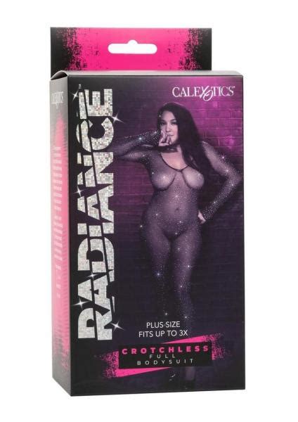 Radiance Crotchless Full Body Ps Black Lacemax