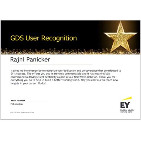 Ey Gdsuserrecognition Eyappreciate Rajni Panicker