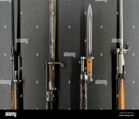 World War I 1914 1918 From Left To Right M 91 10 Three Line Rifle