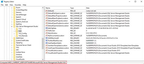 Sql Server The Automatically Saved Settings File Newsettingsvssettings Cannot Be Found Sql