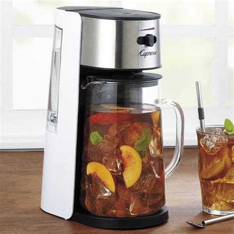 Capresso Iced Tea Maker Iced Tea Maker Tea Maker Peach Ice Tea