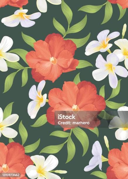 꽃 배경 템플릿의 원활한 패턴 웨딩 초대장 인사말 카드 브로셔 배너 및 패션 디자인을위한 꽃 요소의 벡터 세트 0명에 대한 스톡 벡터 아트 및 기타 이미지 Istock