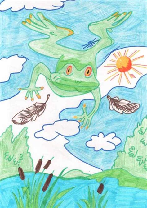 Лягушки карандашом картинки Как нарисовать лягушку карандашом поэтапно Уроки рисования для