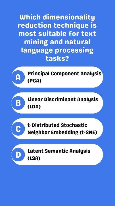 Best Dimensionality Reduction Technique For Text Mining And Nlp Youtube