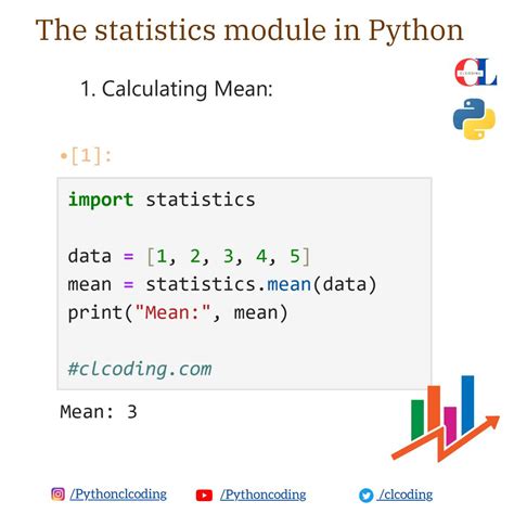 Python Coding The Statistics Module In Python
