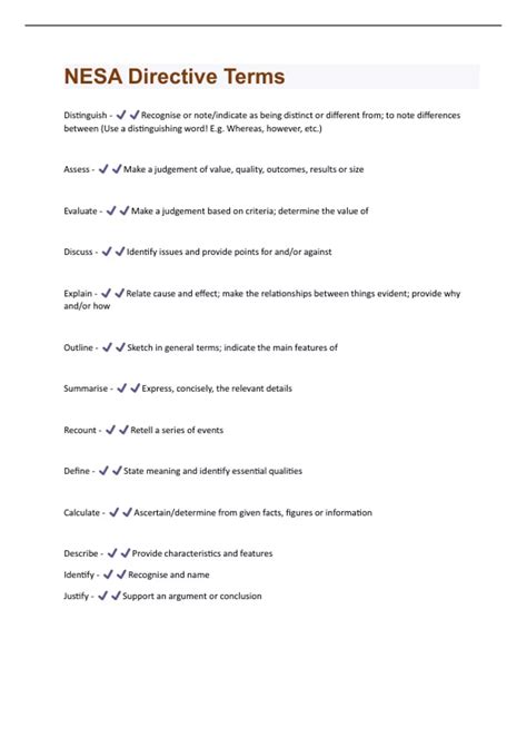 Nesa Directive Terms Updated 2025 With Complete Solution Nesa Stuvia Us