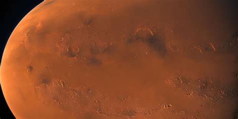 Premium Photo Red Mars Close Up View Deep Space