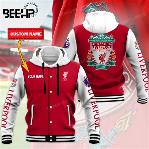 Liverpool Baseball Hoodie Jacket House Link Group Llc