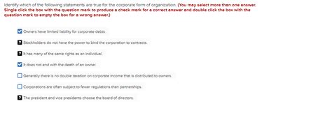 Solved Identify Which Of The Following Statements Are True Chegg