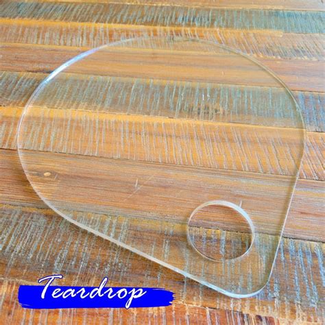 Teardrop Cutting Board Acrylic Router Template