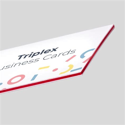 Triplex Business Cards Prontaprint