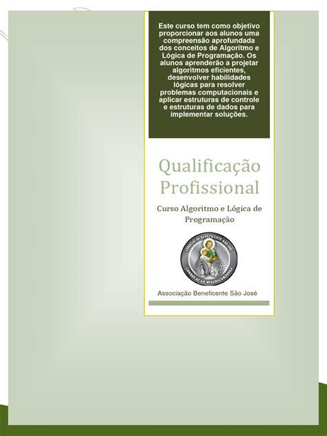 Proposta Curso Algoritmo E Logica Programação Pdf Algoritmos Programação De Computadores