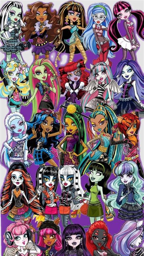 Liebe Monster High Und Die Monster All Monster High Characters Name