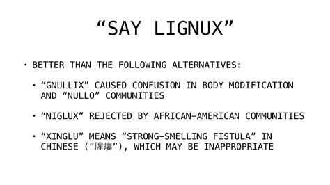 Gnus Not Linux A Primer On Nomenclature