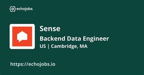 Sense Is Hiring Backend Data Engineer Cambridge Ma Us Python Aws Machine Learning Rjoblead