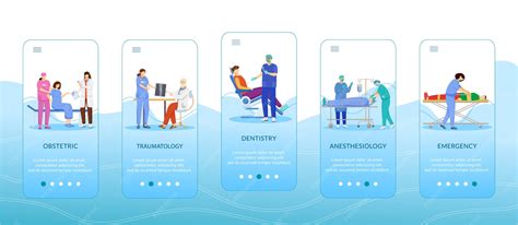 Premium Vector Medicine And Healthcare Onboarding Mobile App Screen Template Obstetric