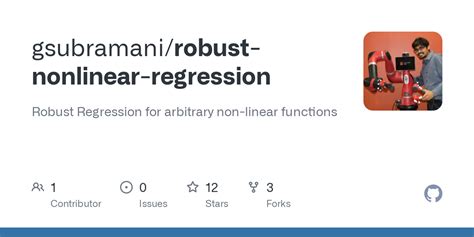 Github Gsubramanirobust Nonlinear Regression Robust Regression For Arbitrary Non Linear