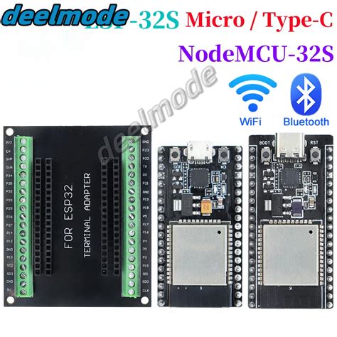 Esp32 Development Board Esp 32s Nodemcu 32s Micro Type C Wireless Module Wifi Bluetooth Esp