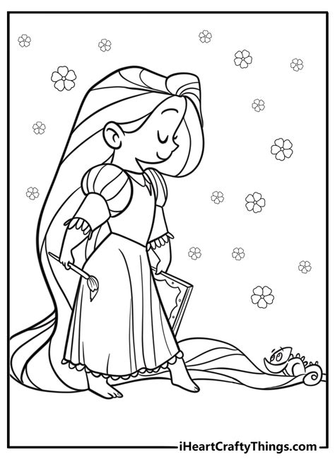 Pascal Rapunzel Coloring Pages [2025]