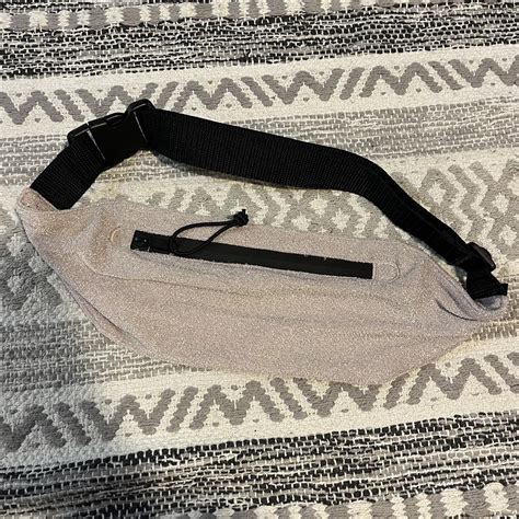 Triangl Fanny Pack Sparkly Light Pink Black Depop