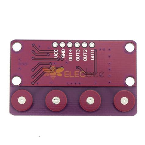 10pcs Cjmcu 0401 4 Bit Button Capacitive Touch Proximity Sensor Module With Self Locking Function