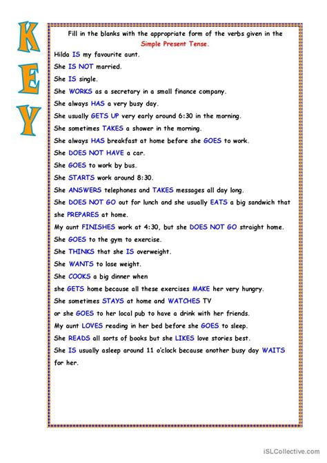 My Favourite Aunt English Esl Worksheets Pdf Doc