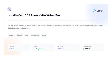 Install A Centos 7 Linux Vm In Virtualbox Comptia Linux Labex