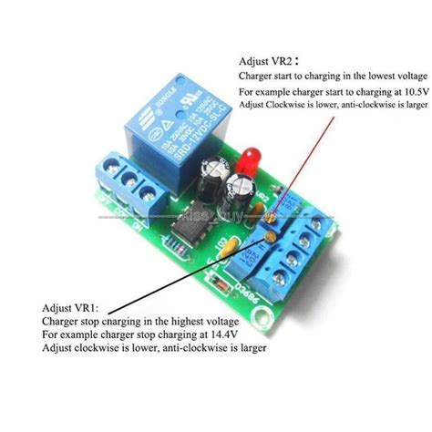 Dykbcells DC 12V Lithium Battery Charger Control Board Automatic Charging Controller Module