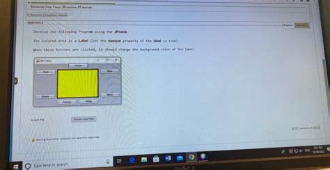 Solved Develop The Following Progria Wing The JFrame The Chegg
