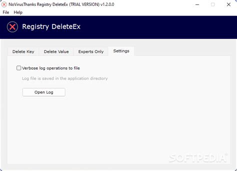 Novirusthanks Registry Deleteex Download Softpedia