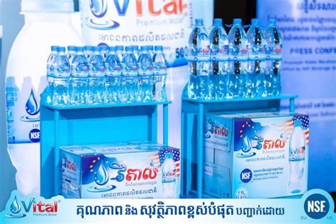 វីតាល់ ក្លាយជាក្រុមហ៊ុនដំបូងគេក្នុងប្រទេសកម្ពុជាដែលទទួលបានវិញ្ញាបនបត្រគុណភាពពី Nsf